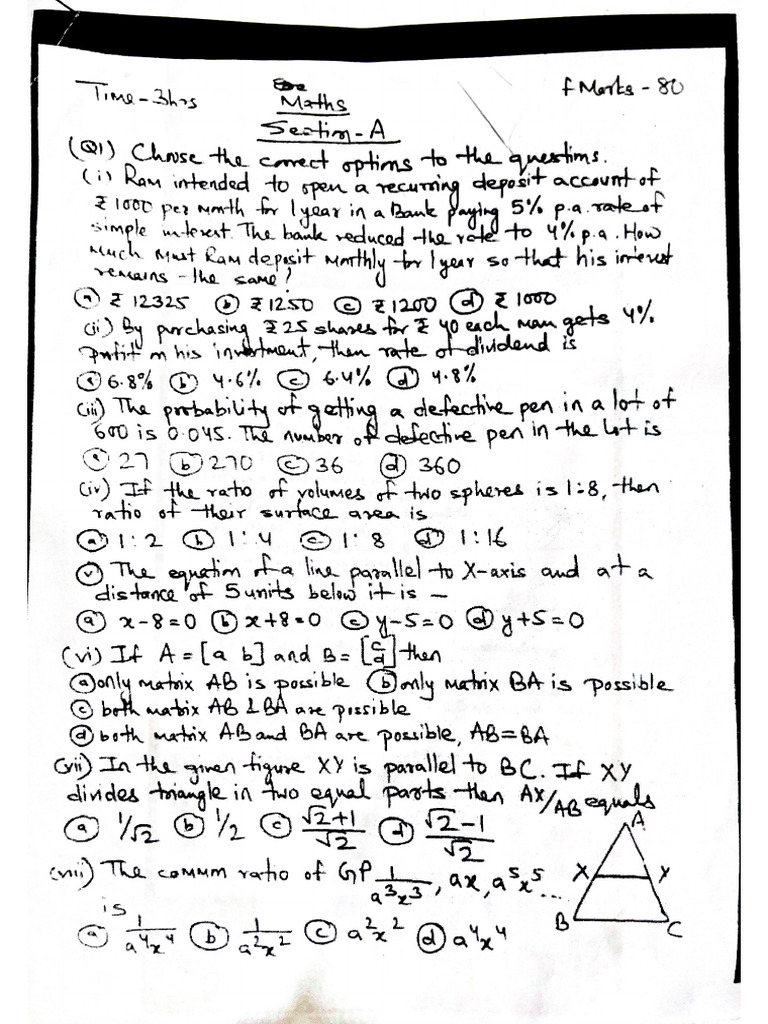 Manish Sir Test-3 | PDF