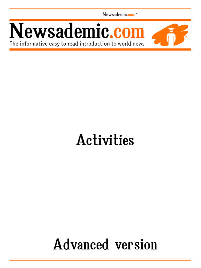 English Activities Advanced | PDF | Comet