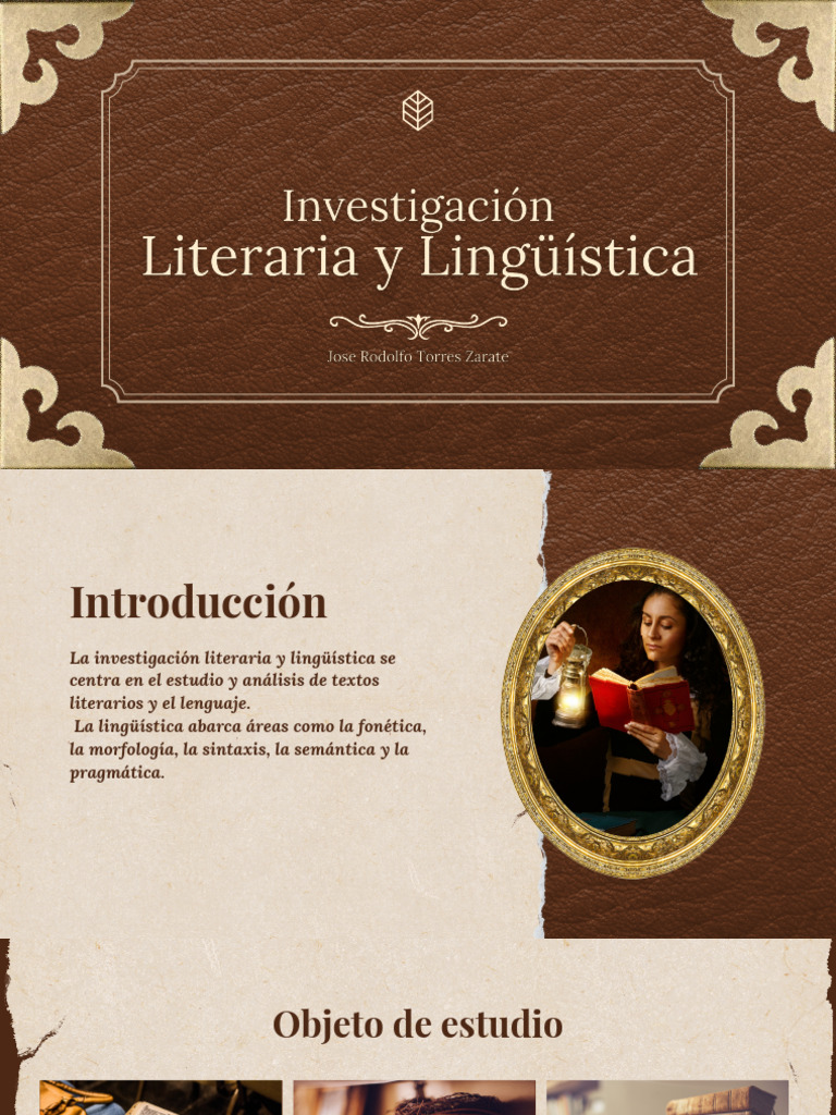 Investigación Literaria y Linguistica | PDF | Lingüística | Comunicación humana