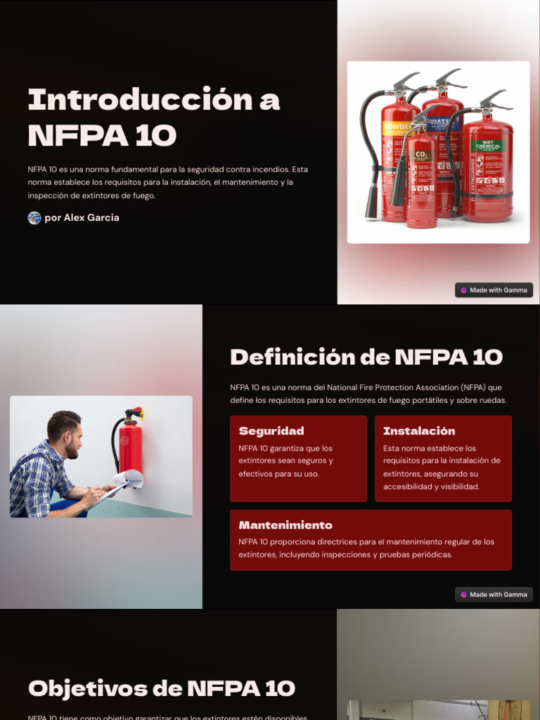 Introduccion A NFPA 10 | PDF | Materiales