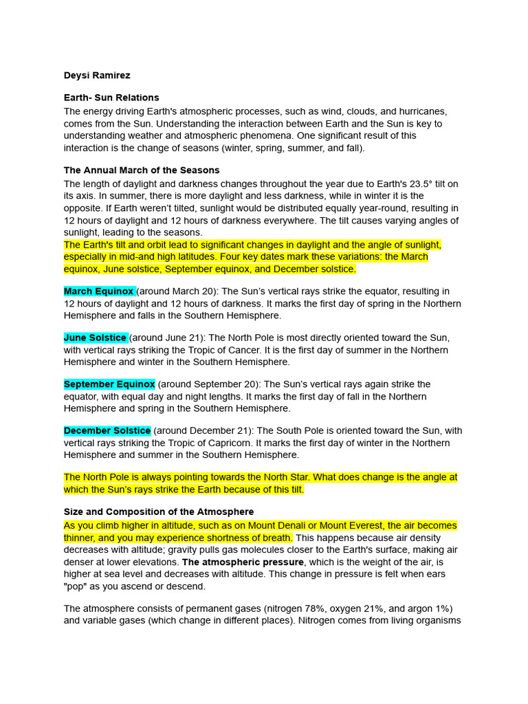 Note Weather Processes & Phenomena.-1 | PDF | Atmosphere Of Earth ...