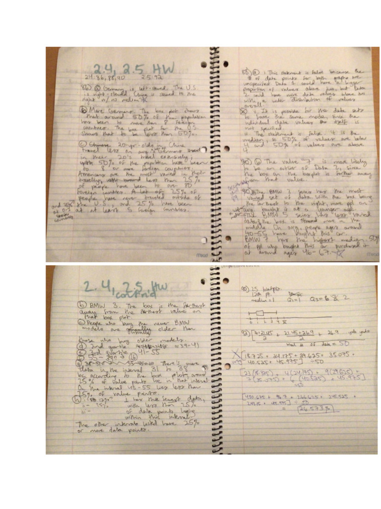 Math 13- 2.4, 2.5 HW | PDF