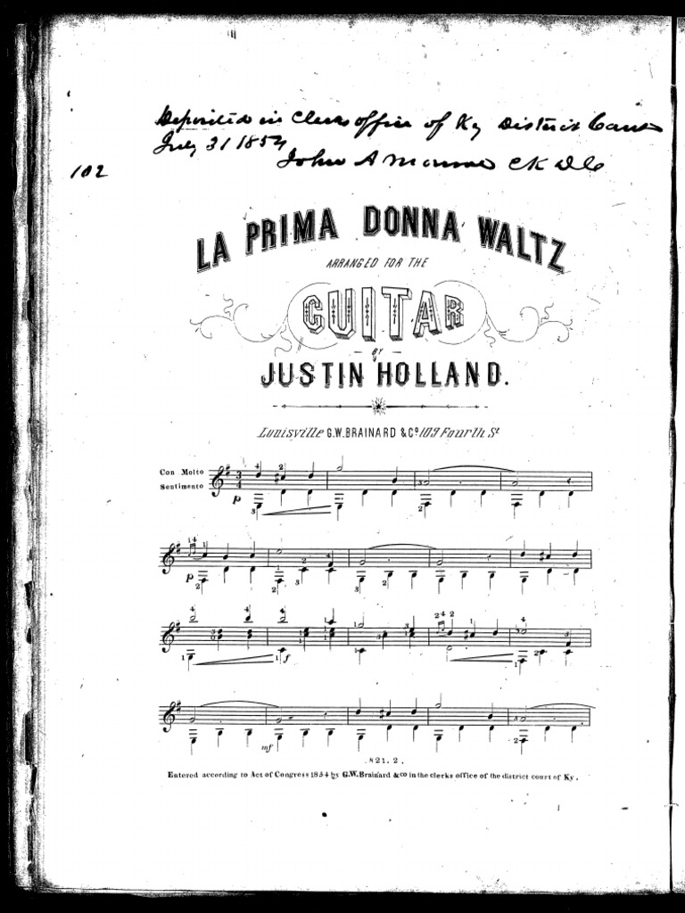 Prima Donna Waltz | PDF
