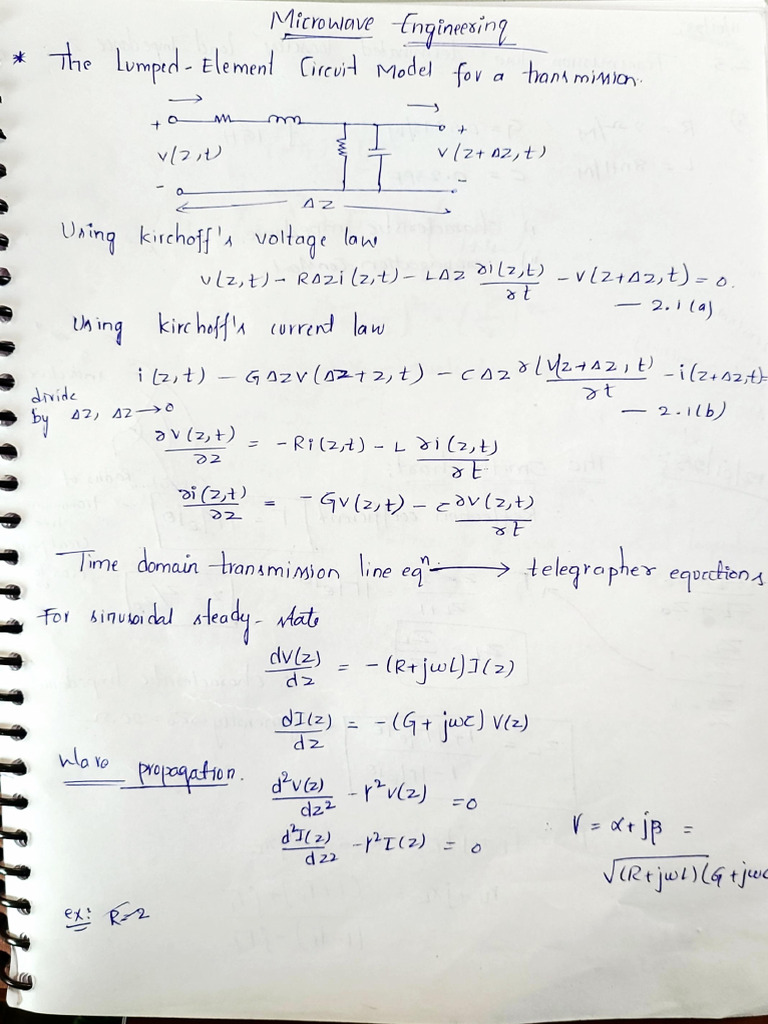 Microwave Notes | PDF