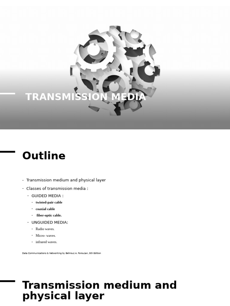 LECT 5 Transmission Media | PDF | Transmission Medium | Radio