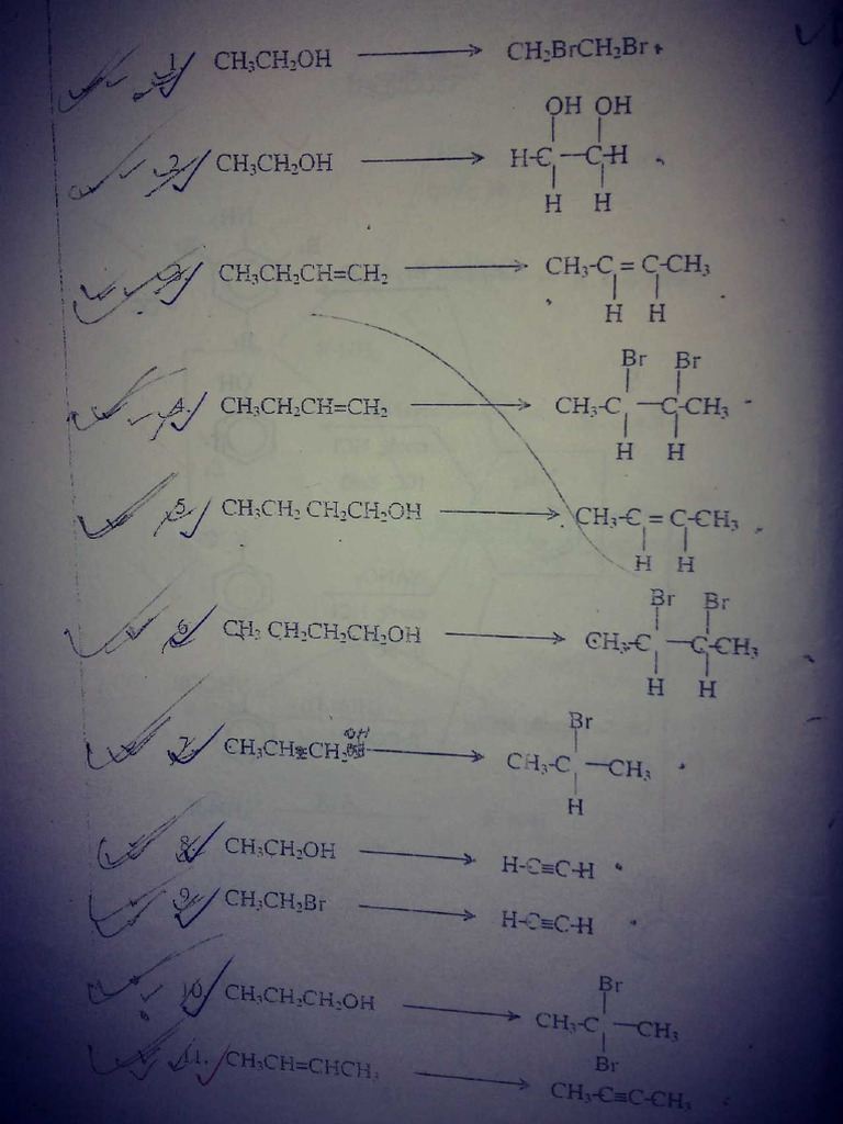 Organic Chemistry Conversions Practice | PDF