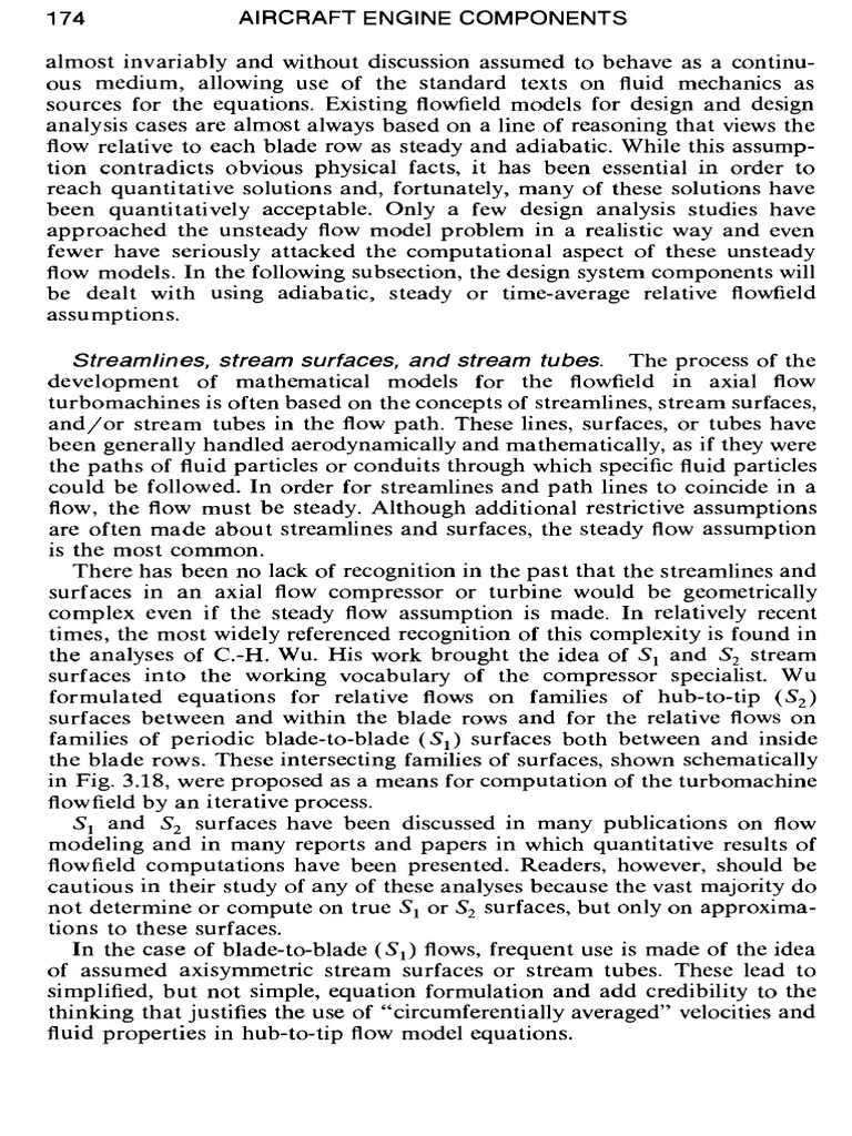 174 Aircraft Engine Components: Streamlines, Stream Surfaces, and ...