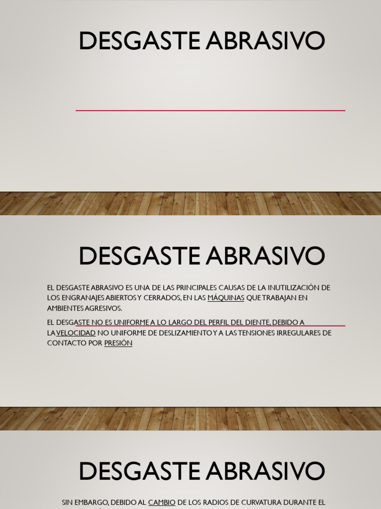 Causas y Efectos del Desgaste Abrasivo | PDF