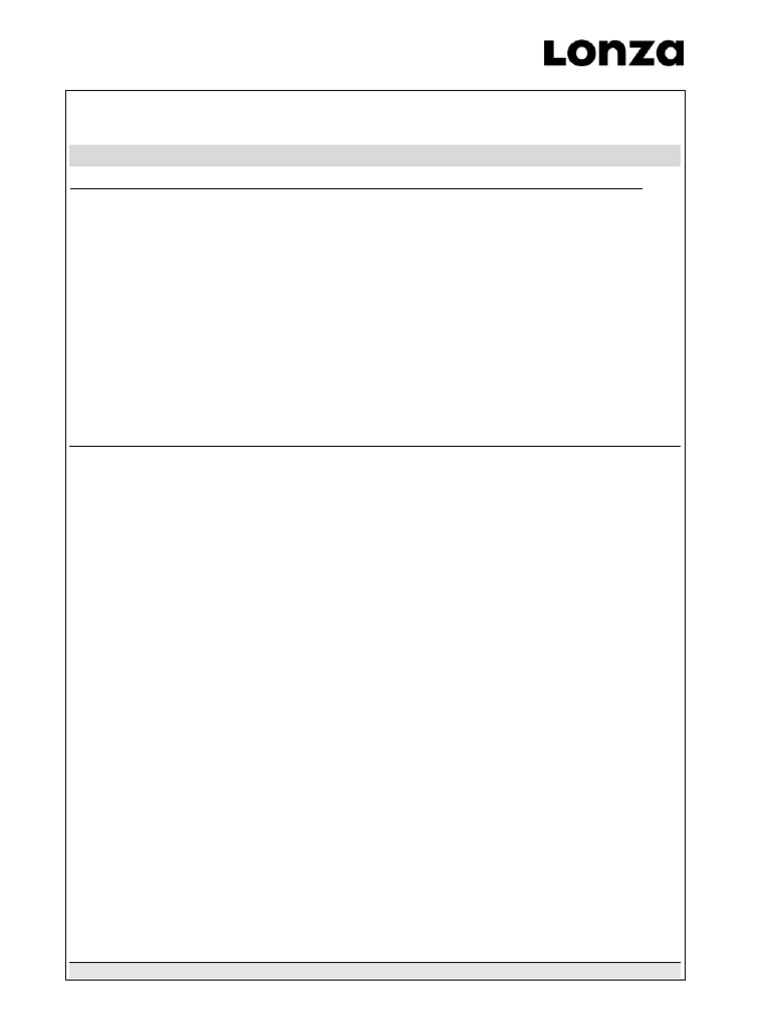 Rm000604 Msds Lonza Bardac 208m (Latam Brazil) | PDF | Toxicity | Occupational Safety And Health