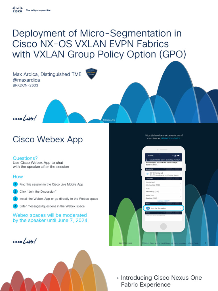 L - M - Deployment of Micro-Segmentation in Cisco NX-OS VXLAN EVPN Fabrics With GPO | PDF ...