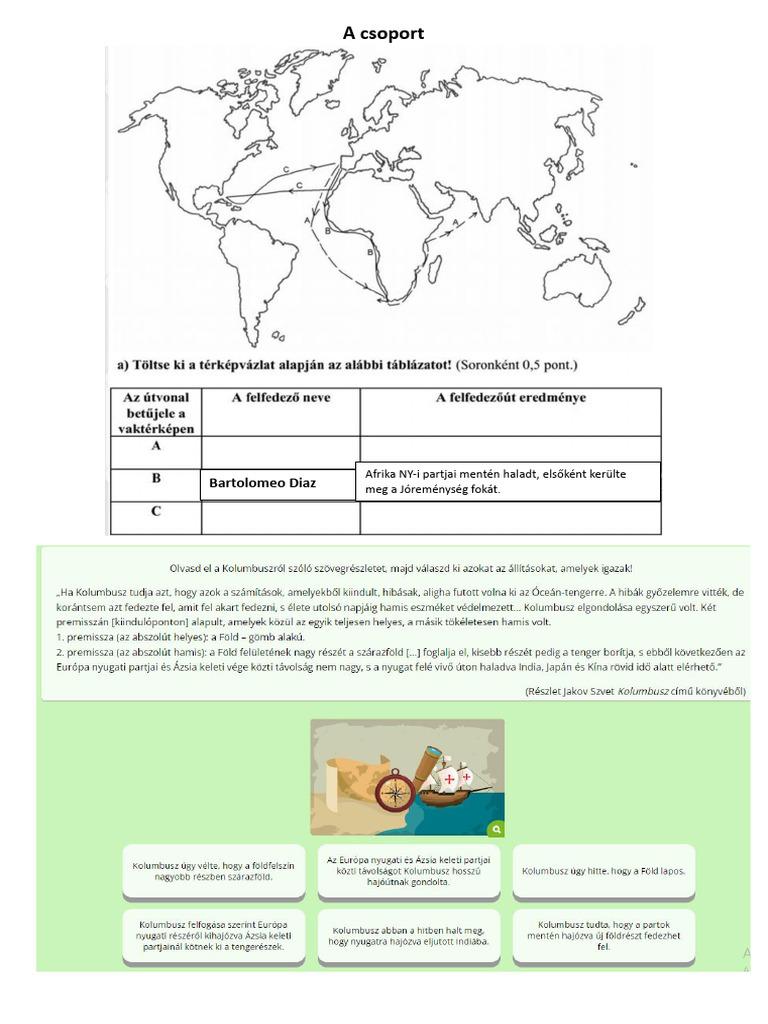 Földrajzi Felfedezések És Hatásaik | PDF