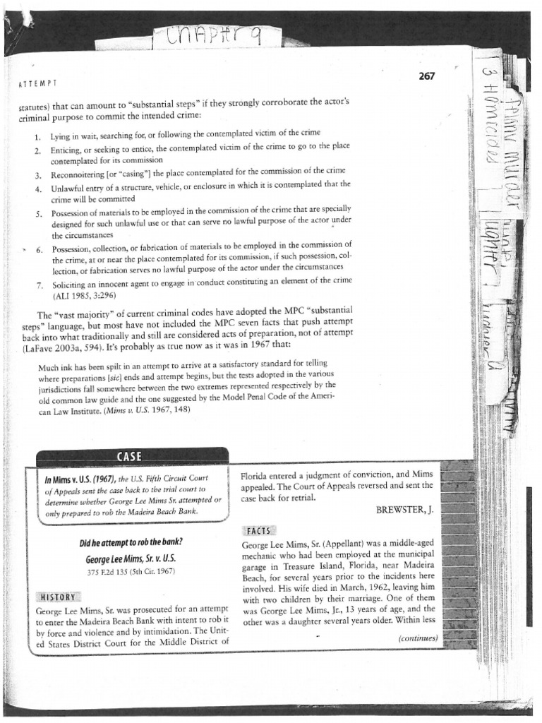 Mims Attempt Case | PDF