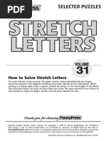 Print N Solve Books Patchwords Vol138 | PDF | Puzzles