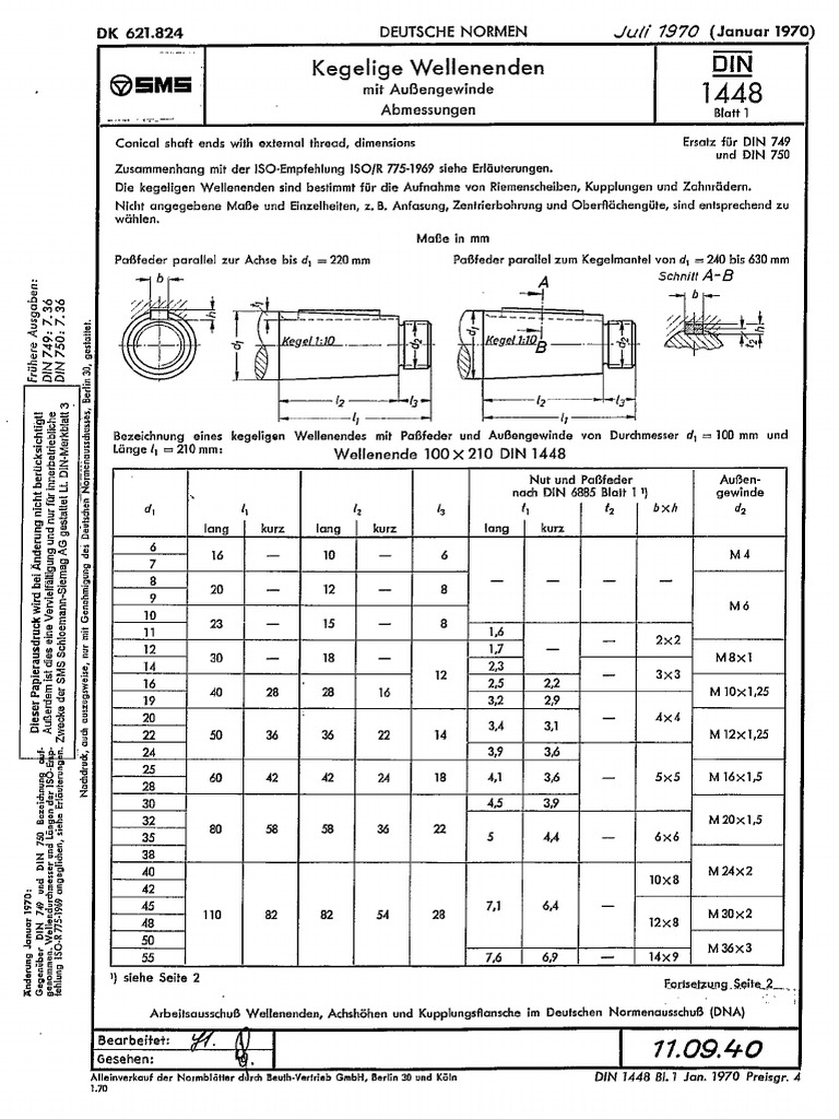 Din1448 1 | PDF