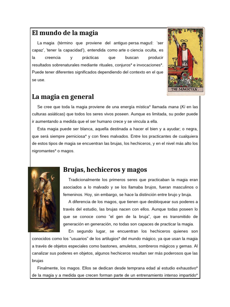 El Mundo de La Magia | PDF | Brujería | Sobrenatural