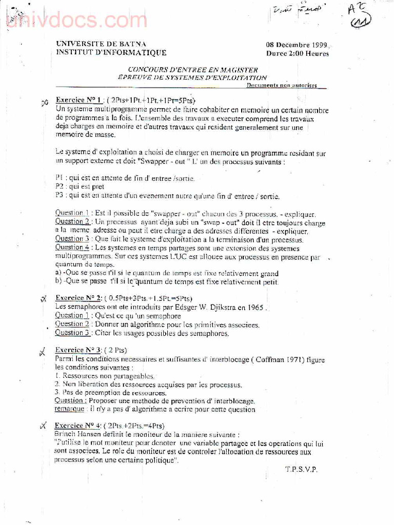 Sujet Magister Batna1999.TextMark - Compressed | PDF