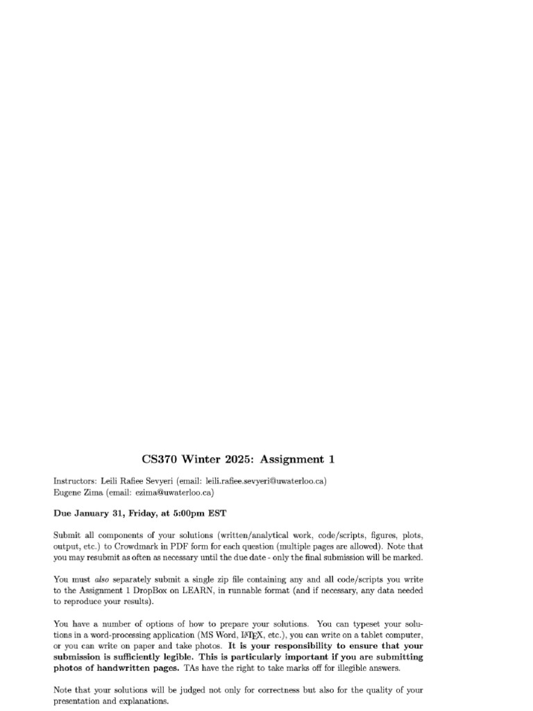 CS 341 Tutorial Guide 2025 | PDF
