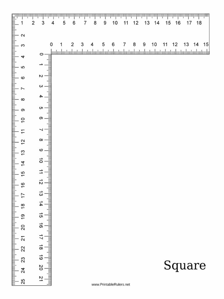 Square Ruler Centimeters | PDF