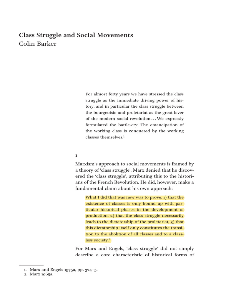 Marxism and Social Movements-49-69 | PDF | Marxism | Karl Marx