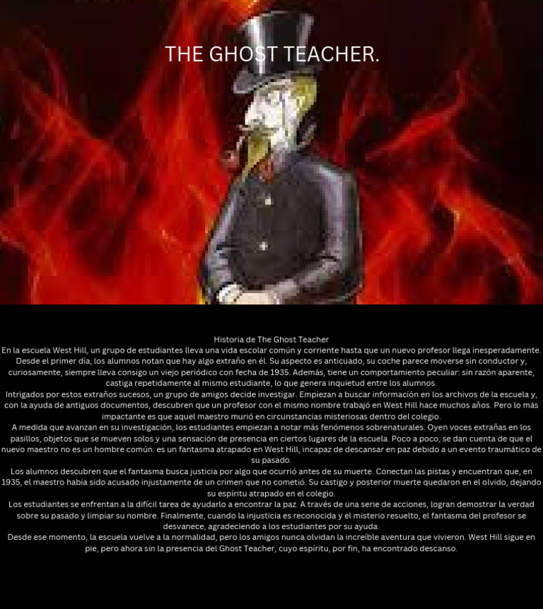 The Ghost Teacher. | PDF | Fantasmas