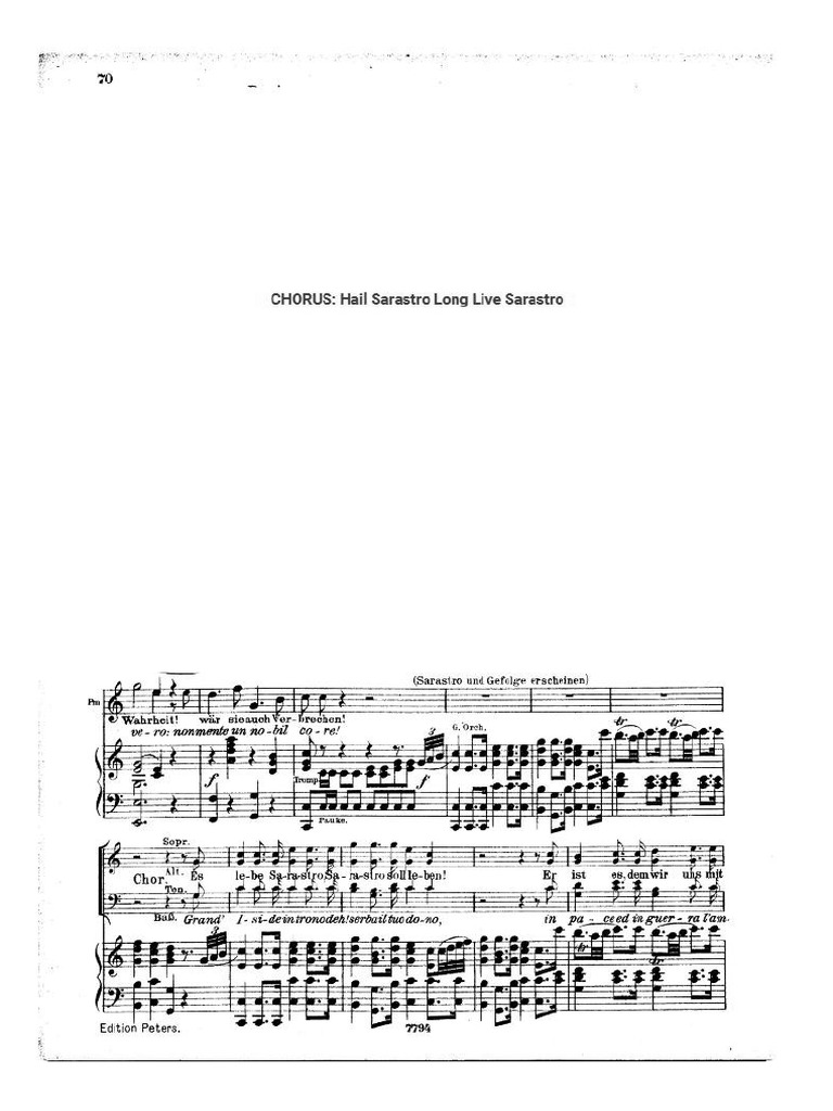 Choir Finale1st Act A | PDF