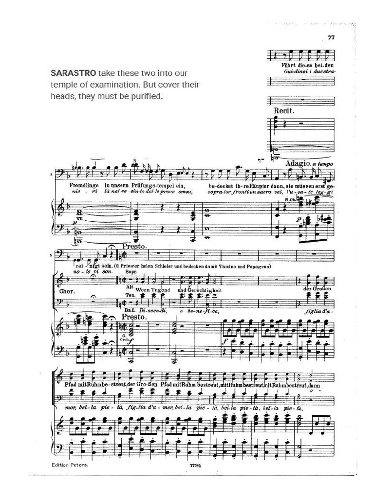 Choir Finale1st Act B | PDF