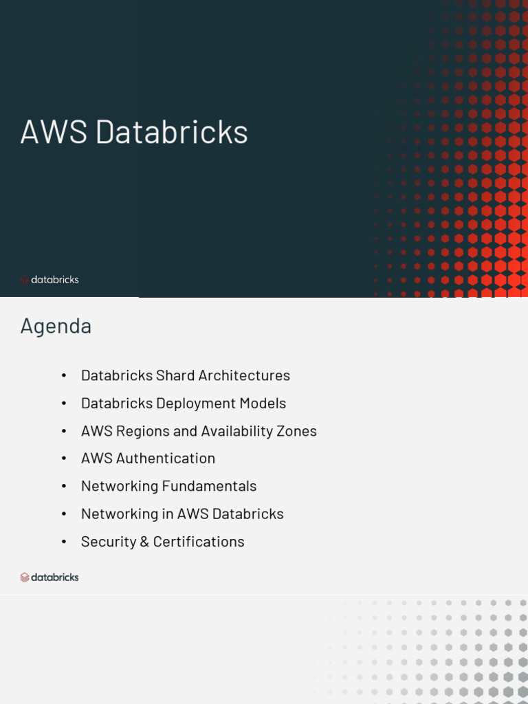 My Latest Docs 04-AWS Databricks | PDF | Ip Address | Information ...