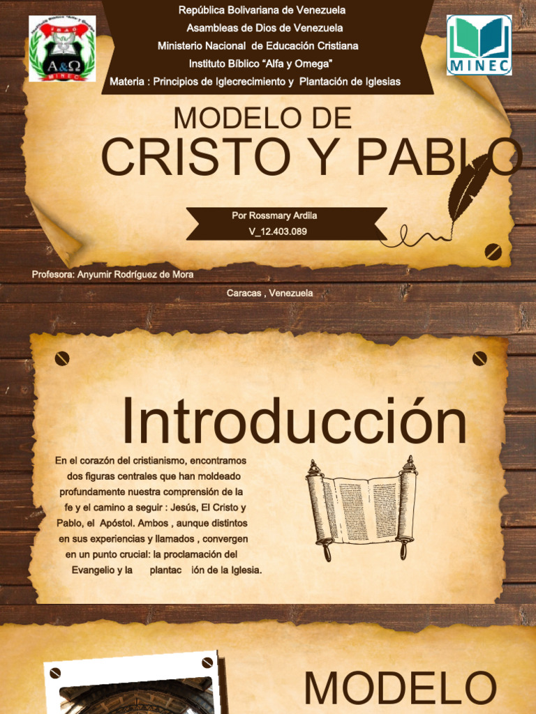 Modelo Cristo y Pablo PDF | PDF | Jesús | Cristo (título)