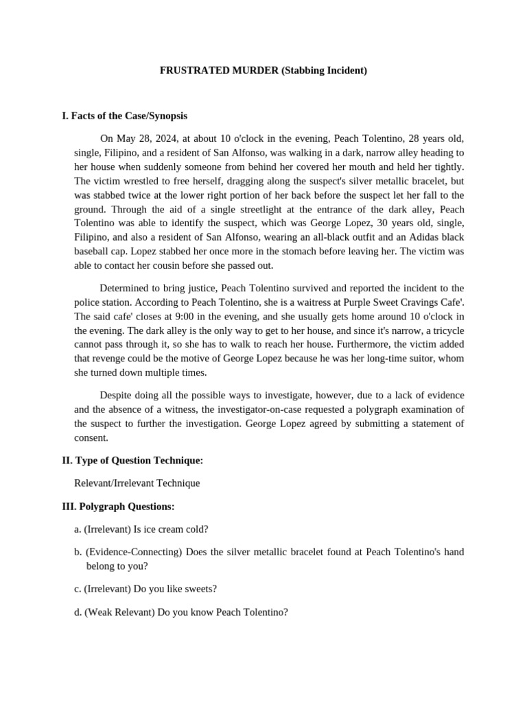 Frustrated Murder (Finalll 2) - 044127 | PDF | Crimes | Crime & Violence