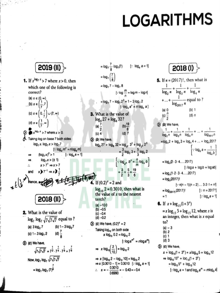 8 Logarithm | PDF