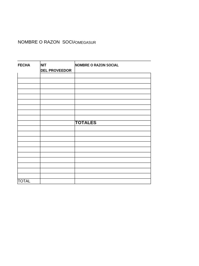 Libro de Compras IVA - Junio | PDF