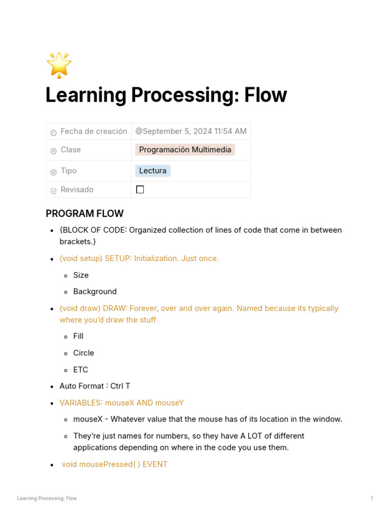 Processing Flow | PDF