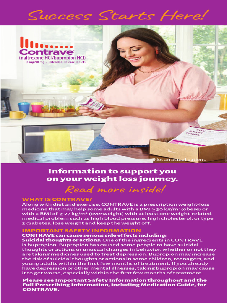 Contrave Weight Loss Support Guide | PDF | Weight Loss | Obesity