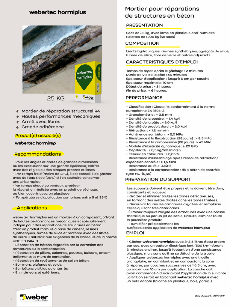 FT Weber Tec Hormiplus | PDF