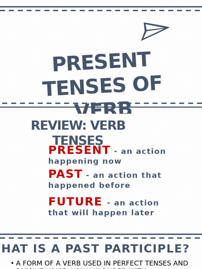 PERFECT-TENSES | PDF | Grammatical Tense | Verb