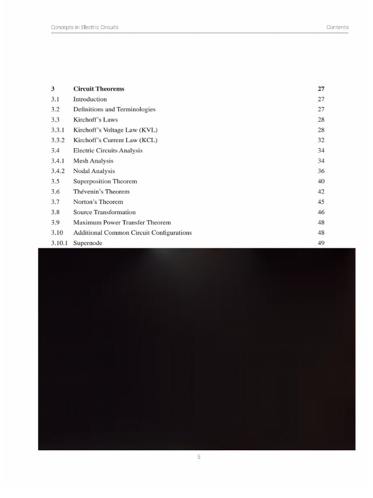 Circuit laws and theorems | PDF