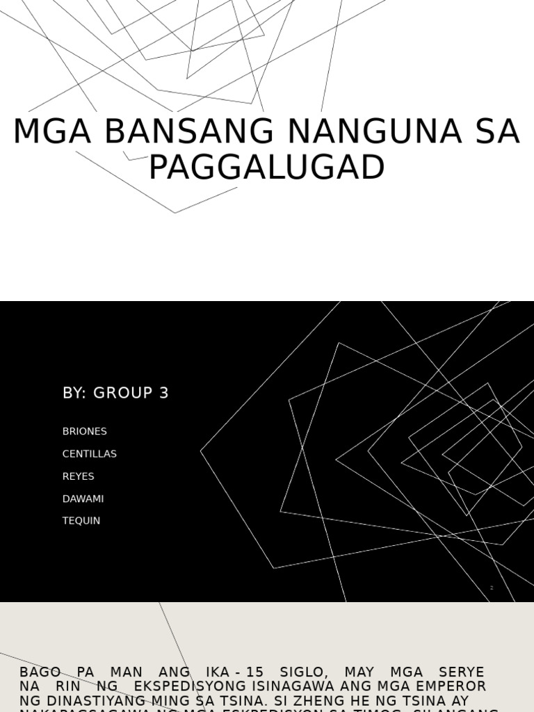 MGA-BANSANG-NANGUNA-SA-PAGGALUGAD | PDF
