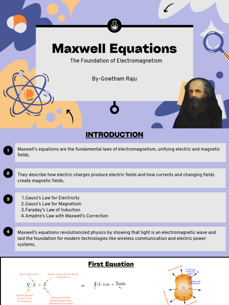 Maxwell Laws | PDF | Electromagnetic Induction | Magnetic Field