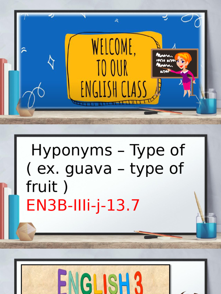 Understanding Hyponyms and Categories | PDF