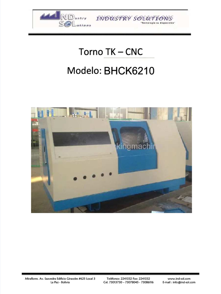 PDF Torno CNC Cofiguracion Mach3 - Compress | PDF | Control numerico | Software