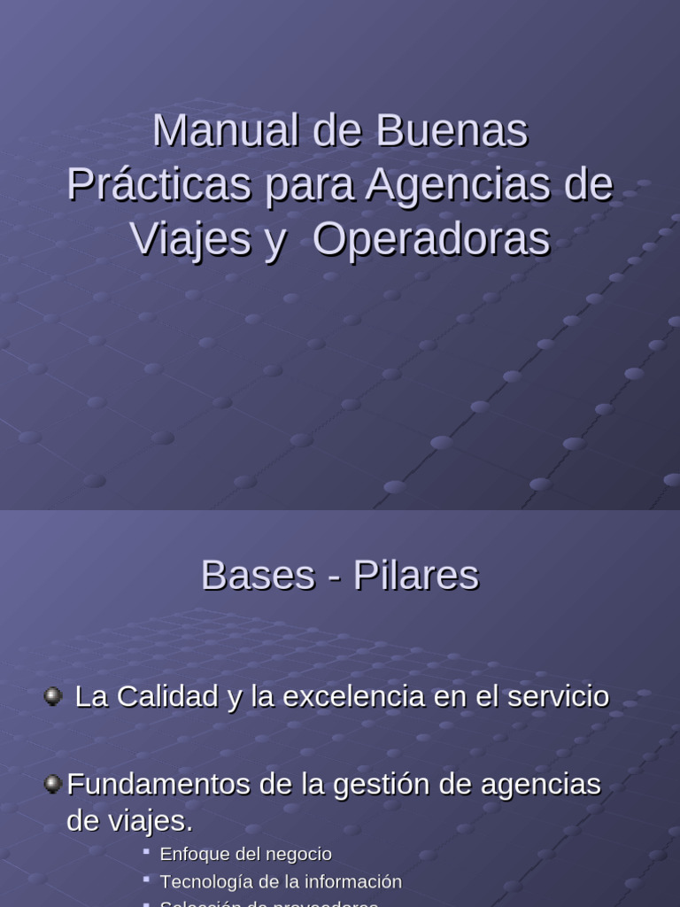 Buenas Prácticas para Agencias de Viajes | PDF | Marketing