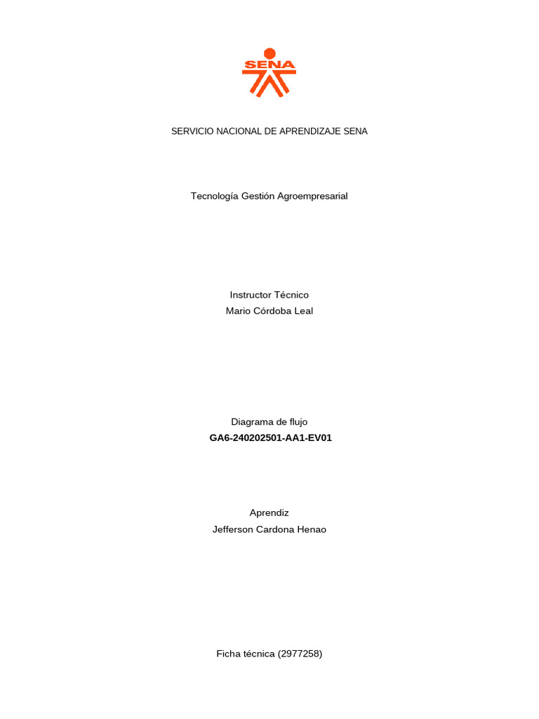 Evidencia Ga6 240202501 Aa1 Ev01 Diagrama de Flujo | PDF