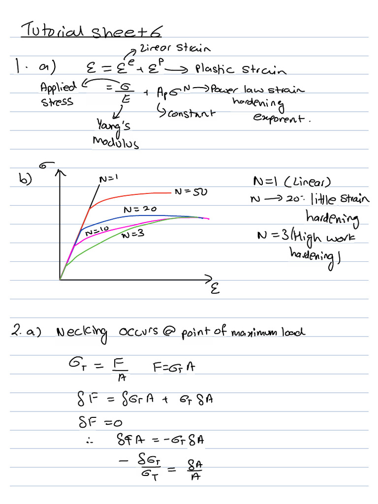 Tutorial Sheet 6 | PDF