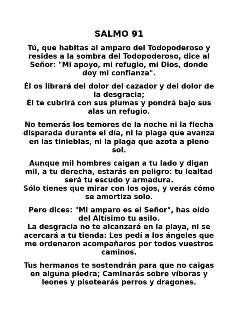 Salmo 91 | PDF