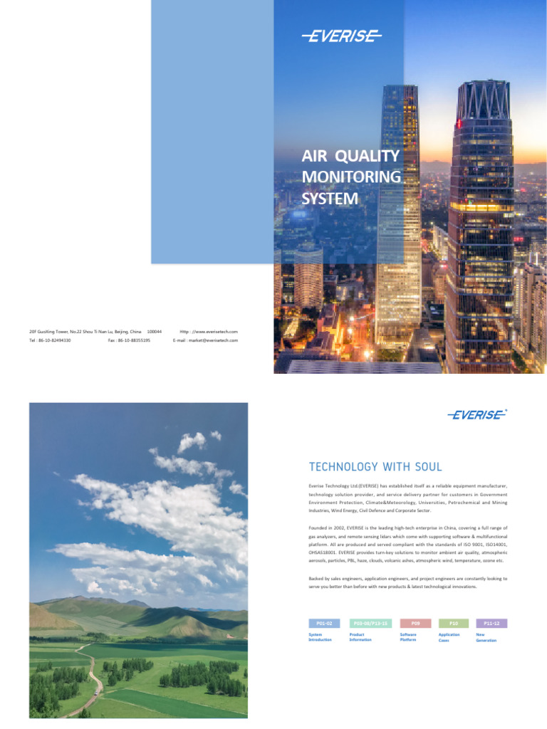 Air Quality Monitoring System EVERISE | PDF | Particulates