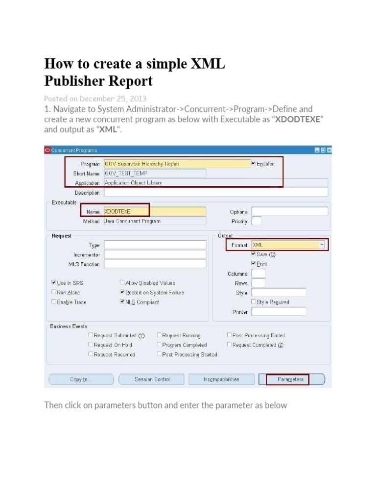 XML Reports | PDF