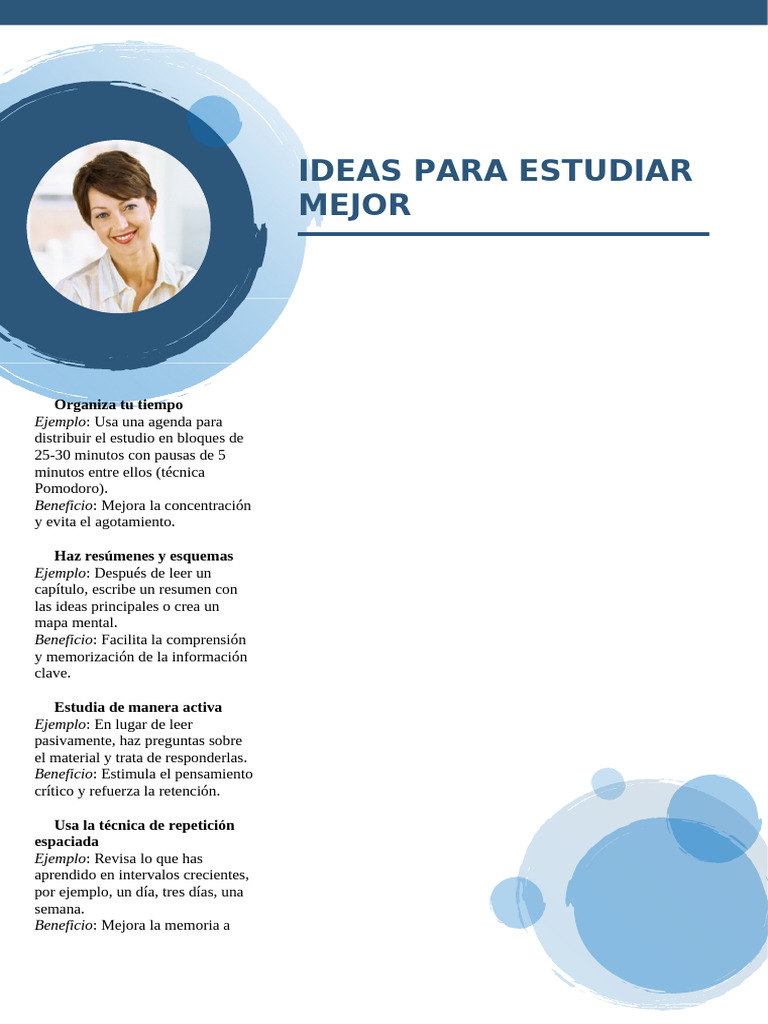 Técnicas Efectivas de Estudio | PDF