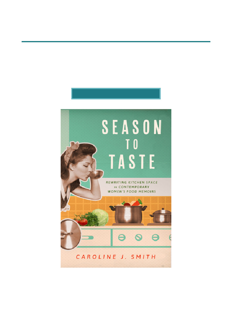 Women's Food Memoirs: Kitchen Space | PDF