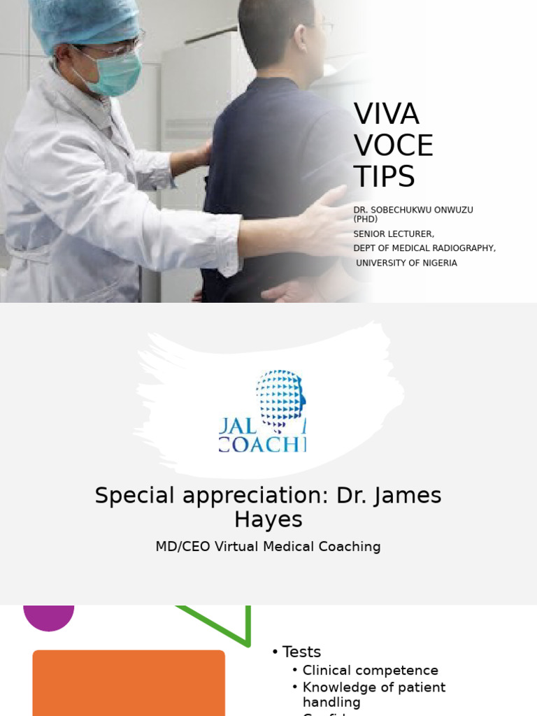 VIVA Voce Tips for Radiography Exams | PDF