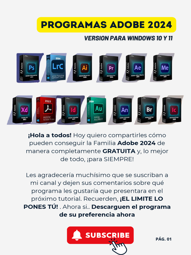 Programas Adobe 2024 (1) | PDF